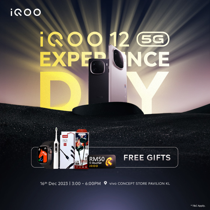 Launch iQOO 12 at vivo Concept Store in Pavilion, Kuala Lumpur ...